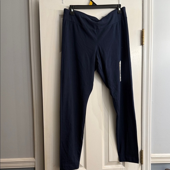 Time and Tru | Pants & Jumpsuits | Time And Tru Navy Leggings Size L ...